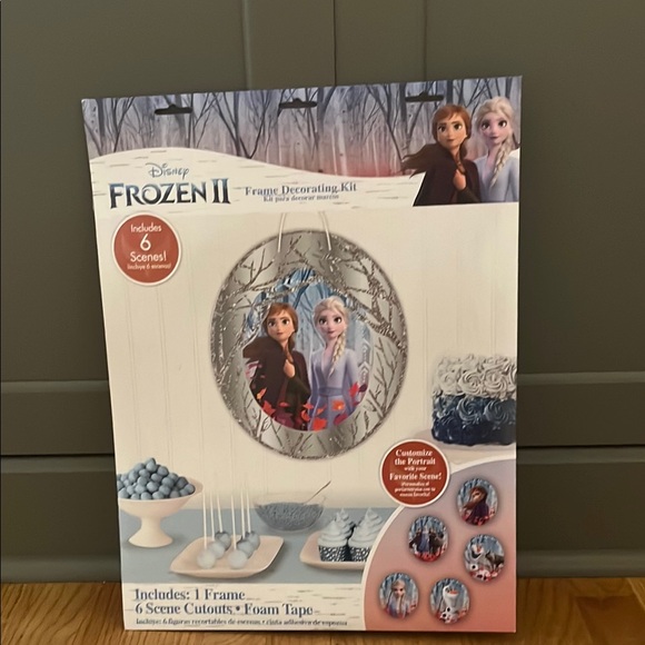 Disney | Party Supplies | Disney Frozen Ii Frame Decorating Kit | Poshmark